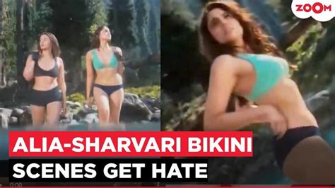 Netizens Weigh In On Alia Bhatt And Sharvaris Bikini Moments In Alpha