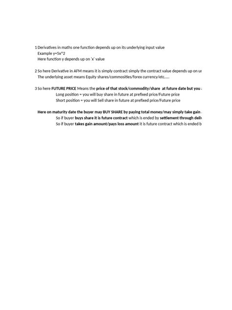 Derivatives Pdf Put Option Option Finance