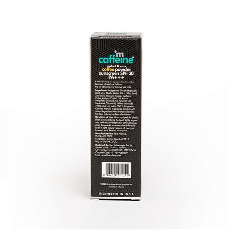 Mcaffeine Spf 30 Pa Coffee Powder Sunscreen 100 Mineral Matte S