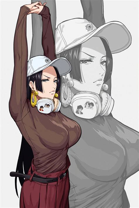 Mikey Pie Boa Hancock One Piece Absurdres Commentary Highres 1girl Alternate Costume