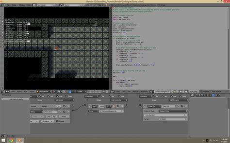 Random Dungeonlevel Generator Game Engine Resources Blender