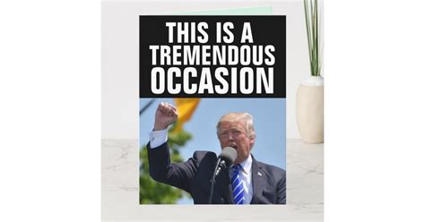 Donald Trump Tremendous Birthday Big Cards Zazzle