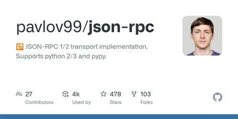 Github Pavlov99json Rpc 🔁 Json Rpc 12 Transport Implementation Supports Python 23 And Pypy