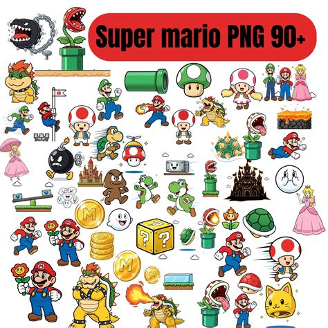 Super Mario Clipart Png Mario Characters Mario Bros Clip Art