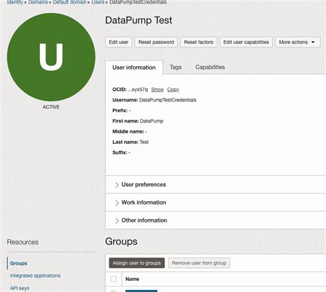 Importing Data Using Oracle Data Pump
