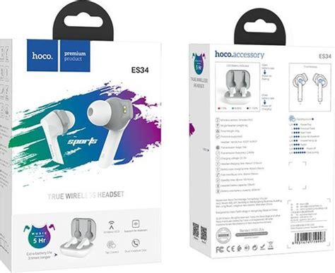 HOCO ES34 - Volledig Draadloze Oordopjes - Bluetooth Oortjes - Met ...
