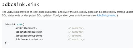 Flink设置sink输出 Mrsponge 博客园