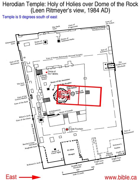 Dome Of The Rock Map