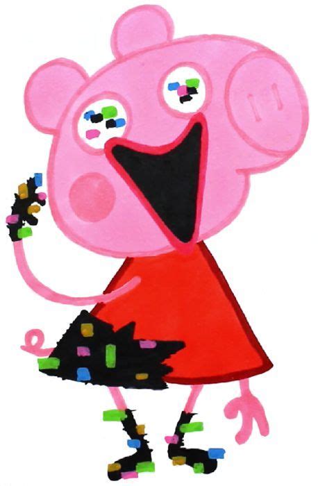 Como Dibujar A Corrupted Peppa Pig Pibby Friday Night Funkin Mod
