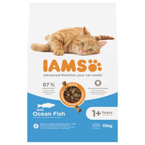 Iams Kat Adult Zeevis Helder En Gezond Voer Voor Uw Kat €3550