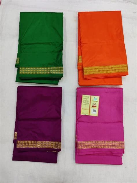 Men Plain Pure Silk Dhothi At Rs 4500piece In Bengaluru Id