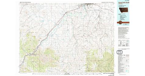 1970s Maps Of Cascade Hutterite Colony Mt Pastmaps