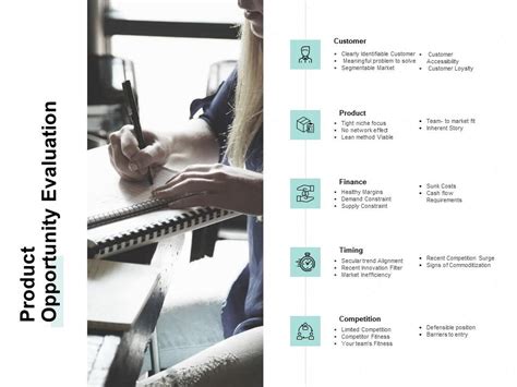 Product Opportunity Evaluation Finance Ppt Powerpoint Presentation