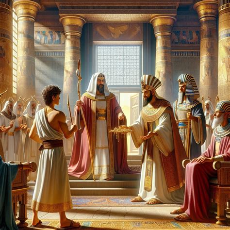 Genesis 47 7 Artwork Bible Art