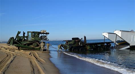 Navy Partners With Army To Build A Landing Beach United States Navy