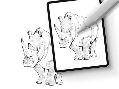 From Traditional Sketch To Layer In Procreate Art With Flo