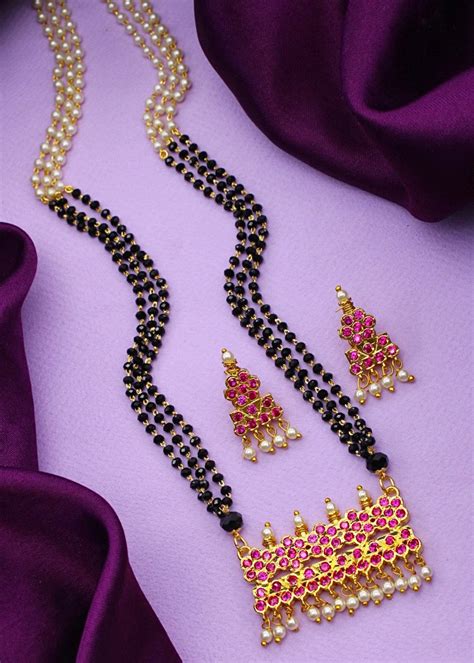 Elegant Floral Mangalsutra Sonchafa