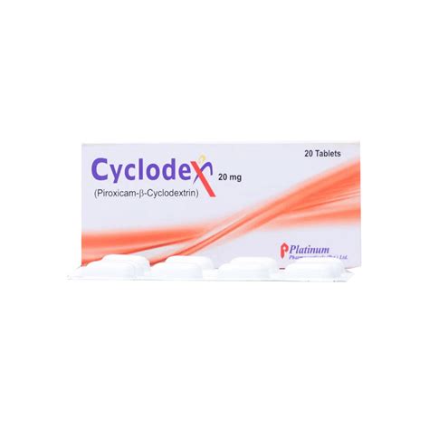 Tab Cyclodex 20mg 20s Kk Mart