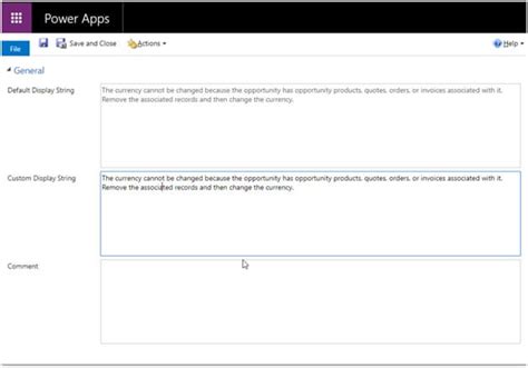 microsoft dynamics 365 tutorial edit system entity messages