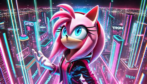 Amy Rose Tron Widescreen 06 By Modojeda On Deviantart