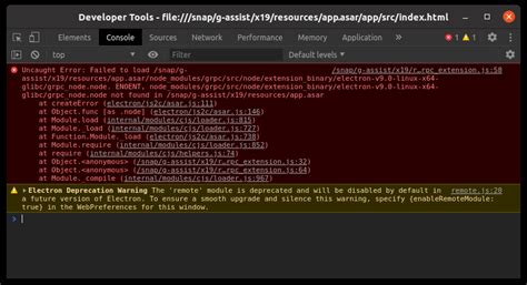 Enoent Thrown Arbitrarily For Native Modules In Linux Snaps · Issue 5216 · Electron Userland