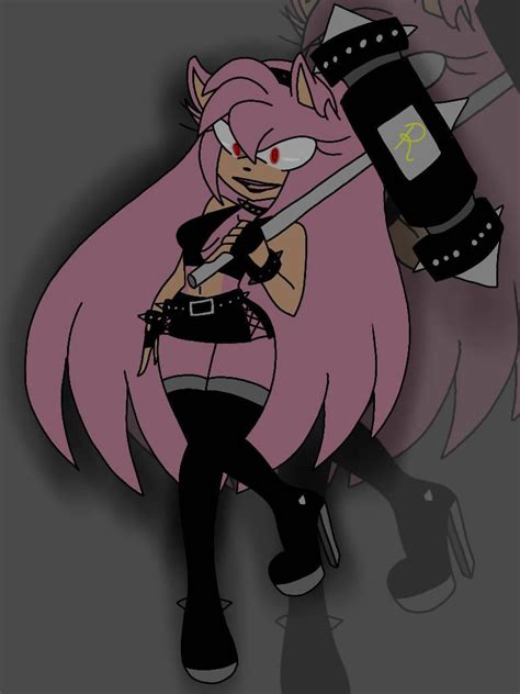 What If Amy Rose Was Created On The Dark Side By Carathecat233 On