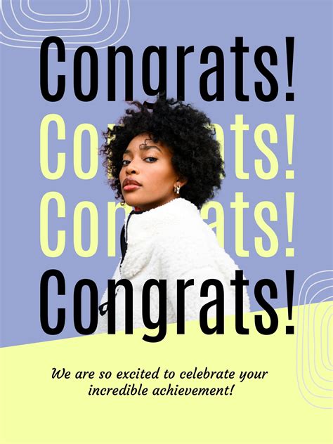 Congratulations Poster Templates Visme