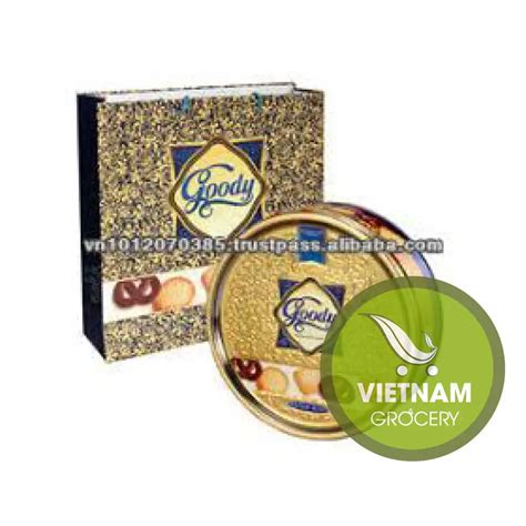 Vietnam High Quality Round Goody Assorted Biscuits 908gr Fmcg Products