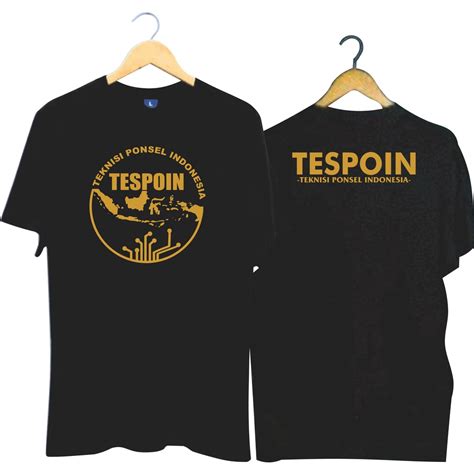 Jual Kaos Distro Tespoin Teknisi Smartphone Terlaris Atasan Keren Baju Pria Wanita Murah