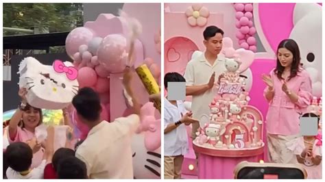 Gibran Jadi Bapak Bapak Rayakan Ultah Putrinya Rela ‘pukul Hello Kitty