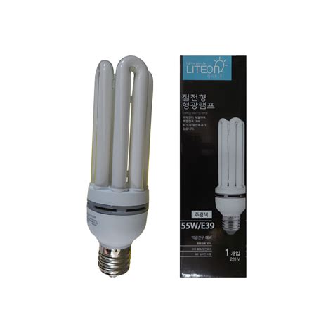 전기용품 전구 라이톤 절전형 형광램프 55w 나바론 종합상사