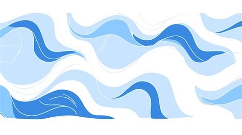 Abstract Water Waves Seamless Pattern With Curve Lines Premium Ai Generated Vector