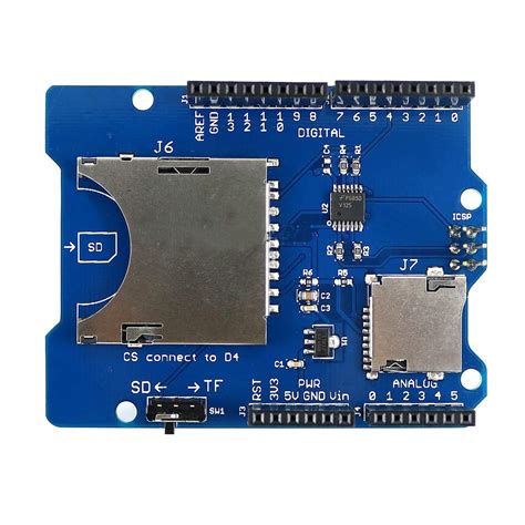 Hiletgo Stackable Sd Card And Tf Card Shield For Arduino Desertcart India