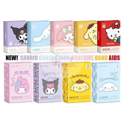 Sanrio Cute Adhesive Bandage My Melody Cinammoroll Pompompurin Hello