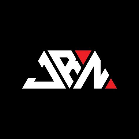 Jrn Triangle Letter Logo Design With Triangle Shape Jrn Triangle Logo