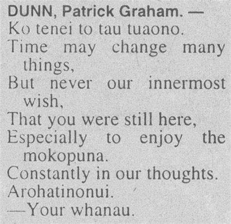 Dunn Patrick Graham In Memoriam Notice 1998 Hawkes Bay Knowledge Bank