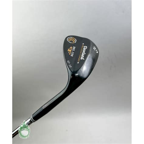 Cleveland Precision Forged Reg 588 Black 62 10 Wedge Flex Steel Golf