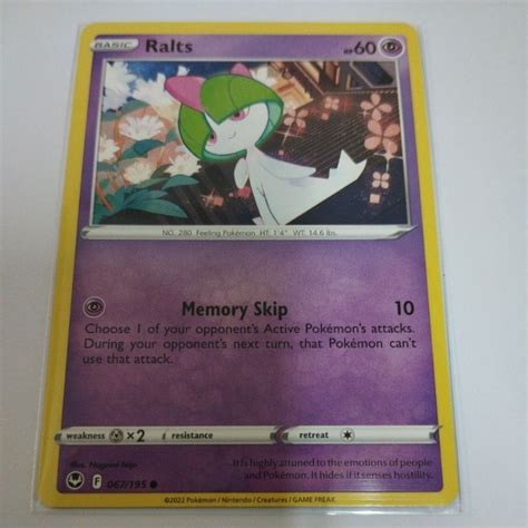 Original Pokémon Tcg Ralts Memory Skip Shopee Malaysia