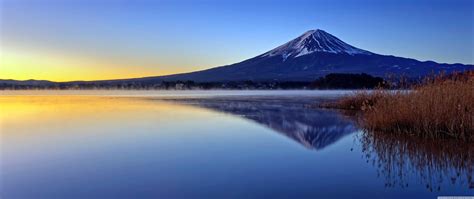 Mount Fuji At Sunrise 4k Uhd Wallpaper For Ultrahd Desktop And Tv