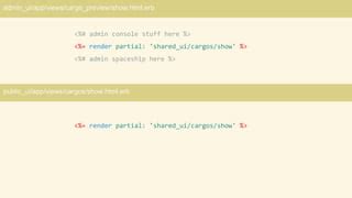 Lightening A Component Based Rails Architecture PPT
