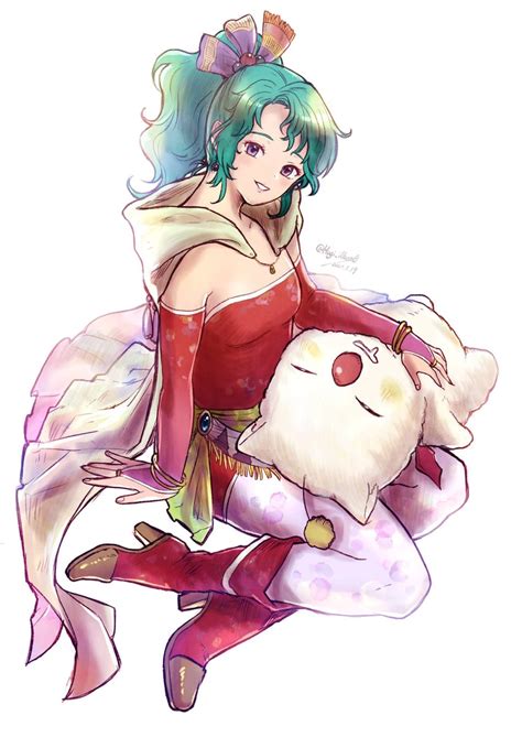 Terra Branford And Moogle Final Fantasy And 1 More Drawn By Komugiko