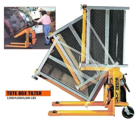 Tote Box Tilter Straddle Tilter Power Tilters Stationary Tilters