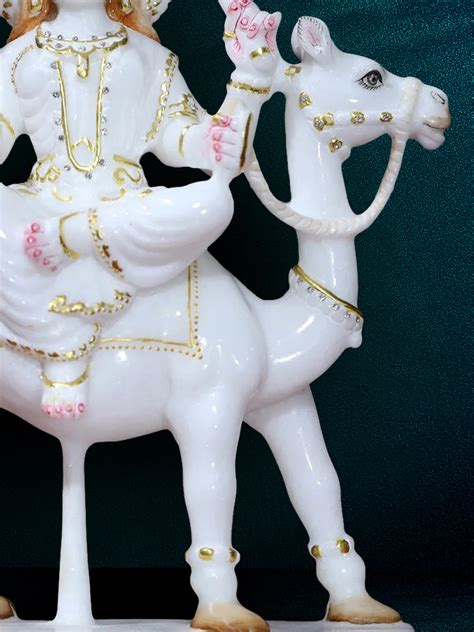 15 Chaturbhuj Goddess Dasha Idol Super White Makrana Marble Exotic