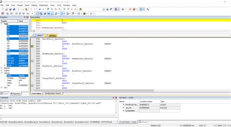 Tiva C Series Tm4c123gxl Debugging Problem Hard Fault Rece