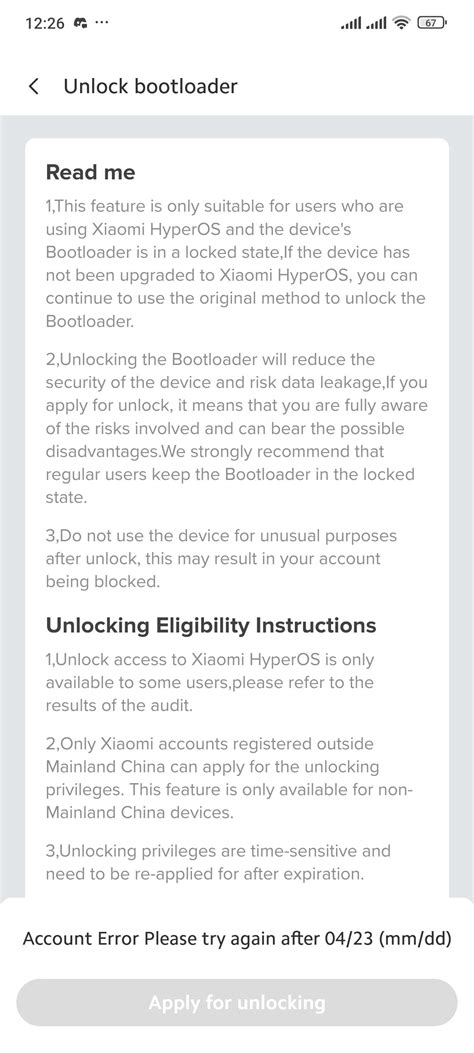 Poco X Pro Tried To Apply For Unlocking Bootloader R Pocophones