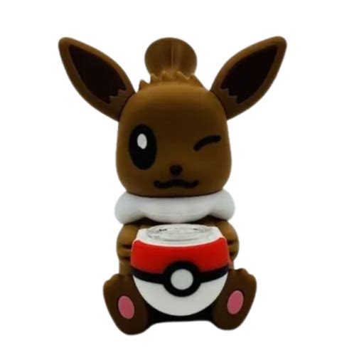 Tokémon Bubbler Eevee Silicone Bong Tdh Mx