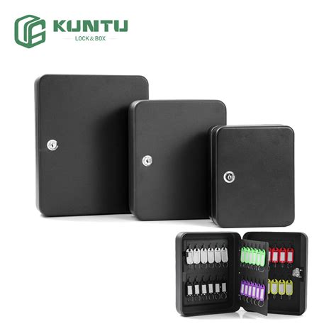 Key Cabinet Steel Security Lock Box With Combination Lock Locking Key Organizer Management Key