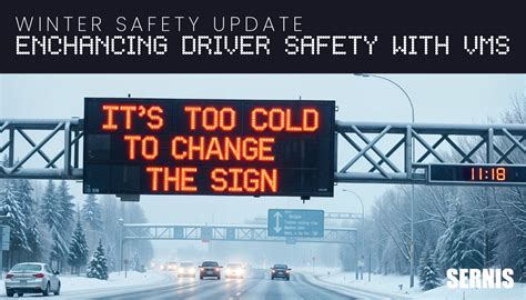 How Vms Keep Drivers Safe And Informed During Winter Sernis