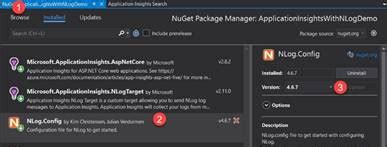 Integrate Application Insights With NLog In ASP NET Core
