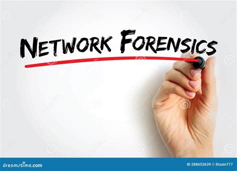 Network Forensics Sub Branch Of Digital Forensics Relating To The Monitoring And Analysis Of